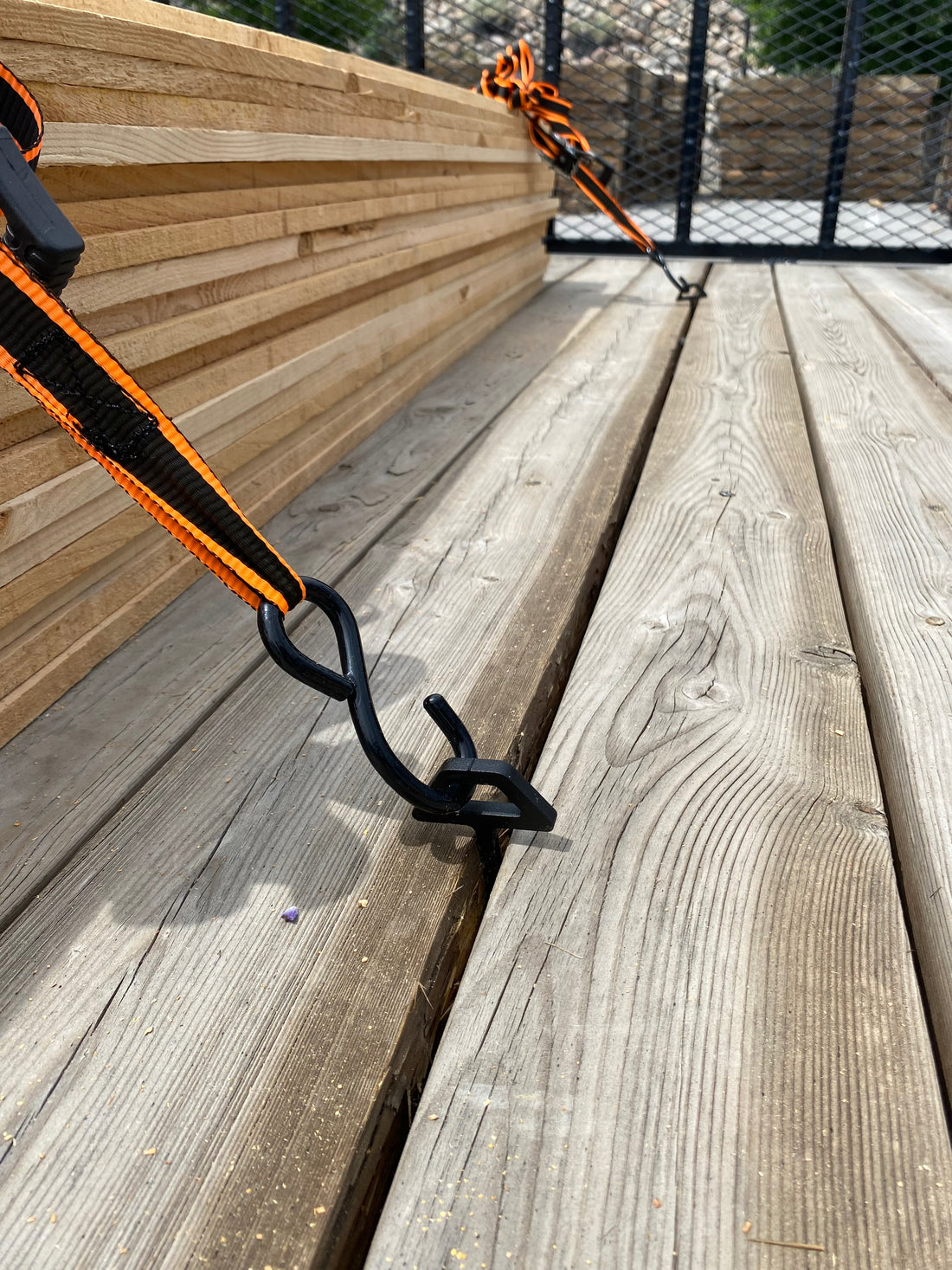 Thru Deck tie down anchor